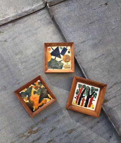 Декоративная картинка Плакетка Плитка керамика вин