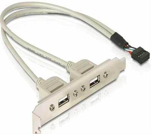 Планка 2 USB порта на заднюю панель пк