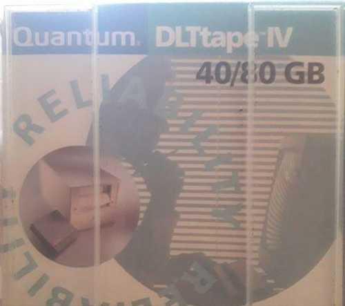 Quantum dlttape 4 40/80 gb кассеты/картриджи