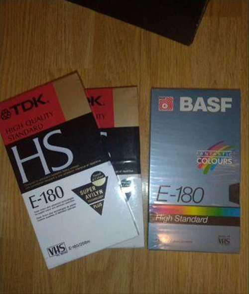 Новые VHS кассеты оригинал