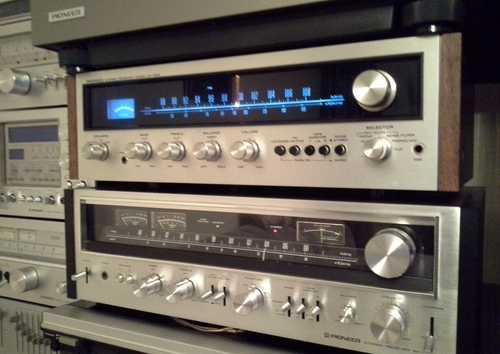 Pioneer sx-790 vintage stereo receiver (голубая се