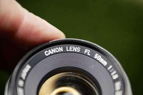 Canon FL (FD) 50mm f 1,8 отличный полтинничек