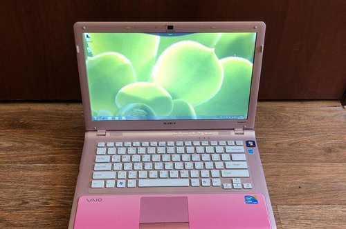 Ноутбук sony vaio розовый