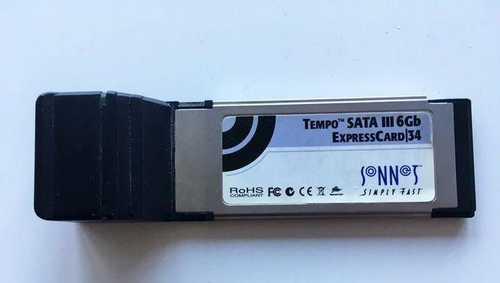 SATA Pro 6Gb ExpressCard/34 Sonnet