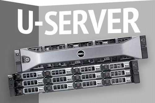 Сервер Dell R720XD 12LFF 2xE5-2630v2 16Gb 2x750W