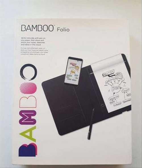 Графический планшет bamboo Folio, small, А5