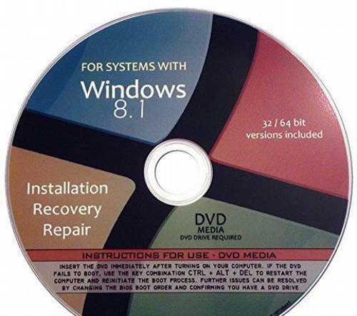 Болванка Windows диск для установки