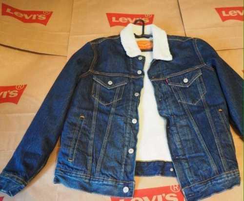 Джинсовая куртка levi's