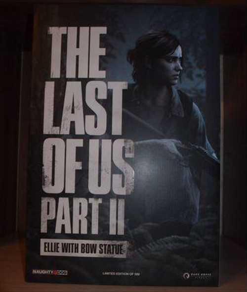 THE last OF US part II - ellie statue with BOW