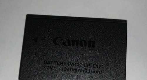 Аккумулятор Canon Battery Pack LP E-17