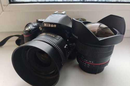 Зеркальный фотоаппарат Nikon D5200 + комплект
