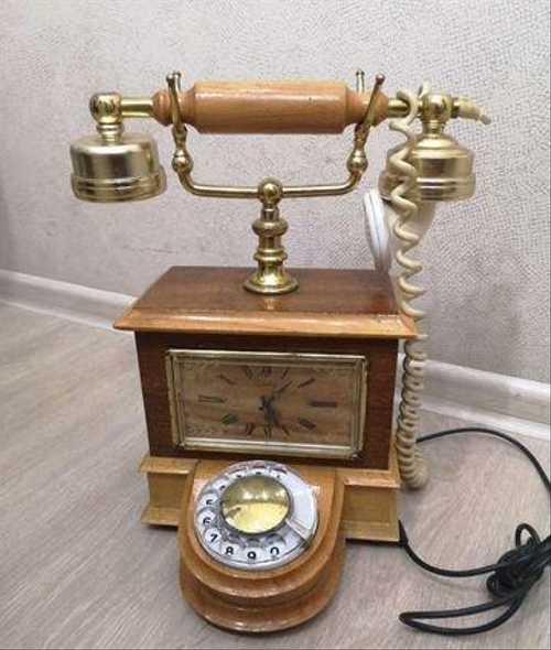 Телефон часы Слава СССР телефонный аппарат