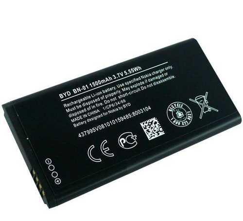 Аккумулятор Оригинал Nokia X (BN-01) 1500 mAh