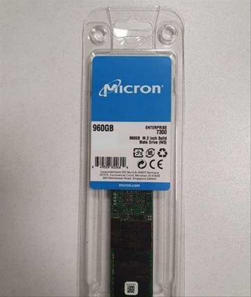 M.2 NVMe Micron 7300 PRO 960 Gb (Новый)