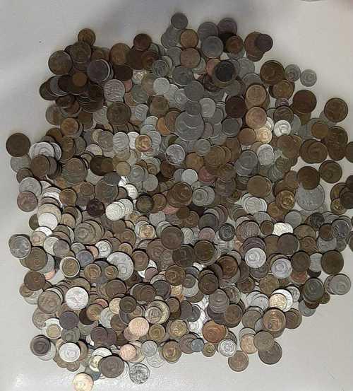 Монеты СССР более 2.5 кг