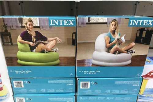 Надувной пуфик Intex