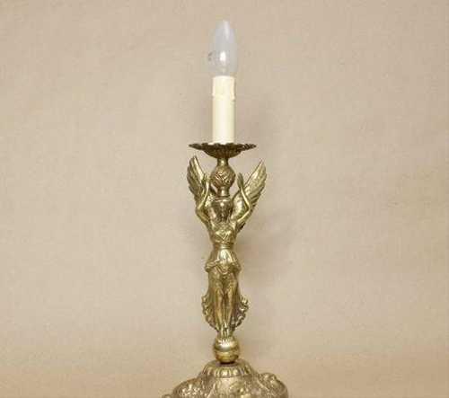 Антикварный настольный светильник Канефора 16225
