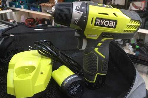 Аккумуляторный шуруповёрт ryobi 12v