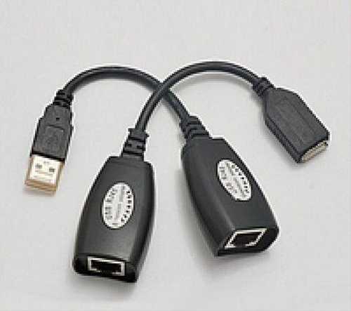Активный USB удлинитель по витой паре до 45 м