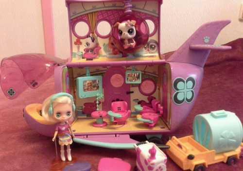 Игоровой набор Самолёт Littlest Pet Shop