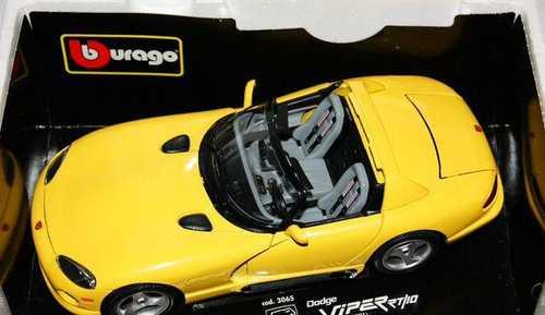 1/18 Bburago Dodge Viper RT-10 Ит 2996
