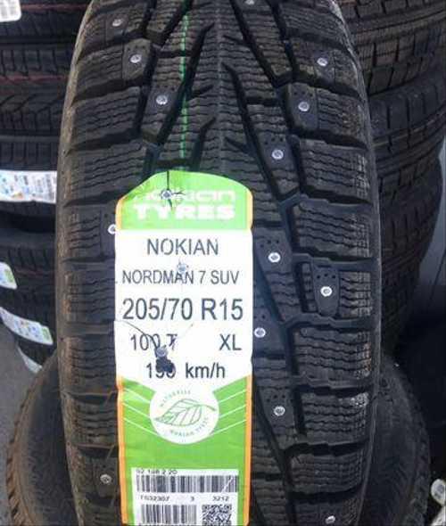 Nokian nordman 7 suv 100t. 205/70/15 Nokian Nordman 7 SUV. Nordman 7 205/70 r15 100t XL.