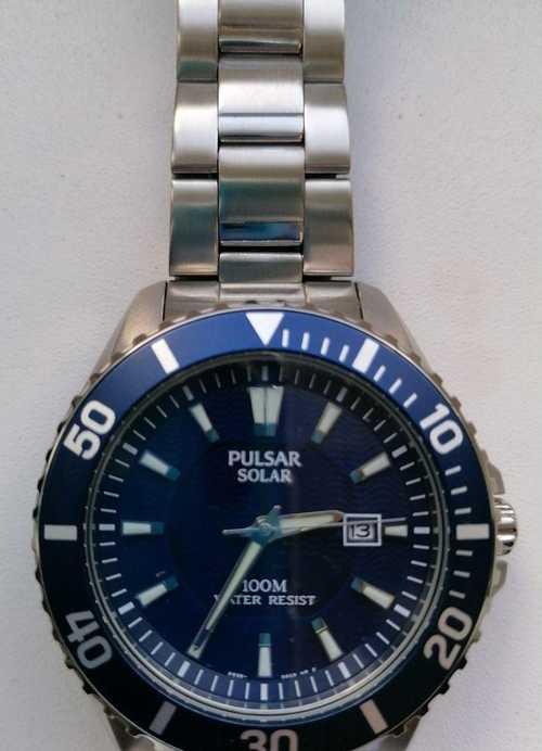 Часы мужские Pulsar Solar (Seiko) Япония