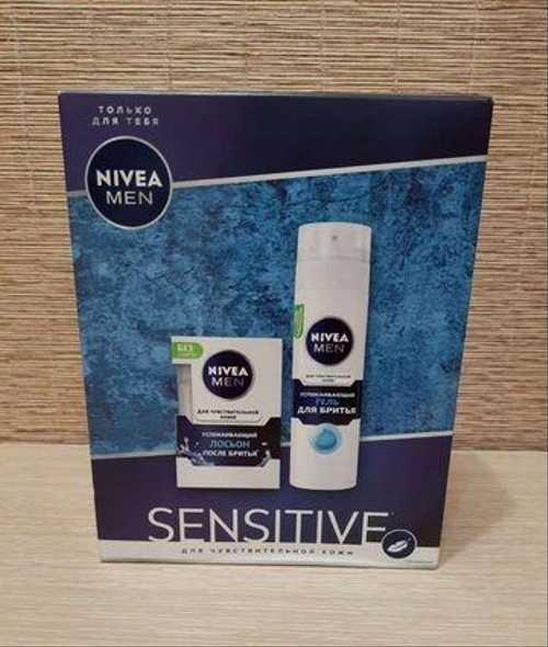 Nivea men подарочный набор (гель и лосьон)