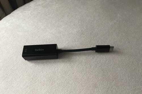 Адаптер Belkin USB C - Gigabit Ethernet RJ45 LAN