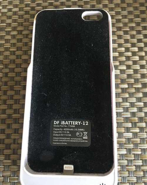 Чехол-аккумулятор DF iBattery-12 4200mAh для Apple