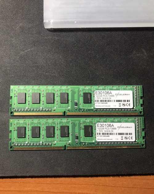 Оперативная память ddr3 dimm 2x2GB 1333Mg