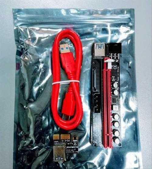 Универсальный райзер 6pin/molex/SATA (новый)