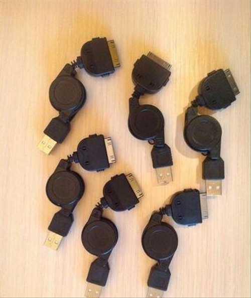 Зарядка провод USB кабель рулетка
