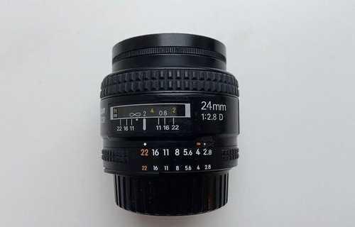 Объектив Nikon Nikkor 24mm 2.8D
