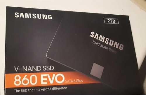 Продам новый SSD sata3 2,5" Samsung 860EVO 2Tb