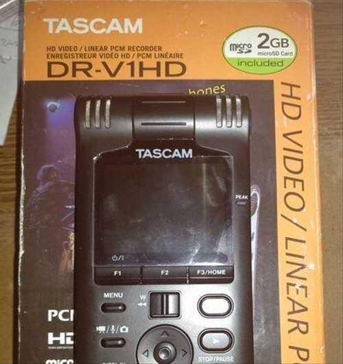 Tascam DR-V1HD аудио/видео диктофон рекордер