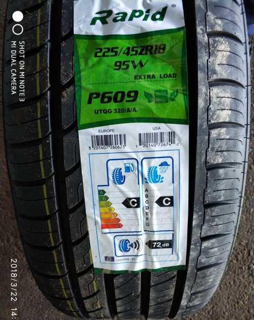 225/45 R18 Rapid P609