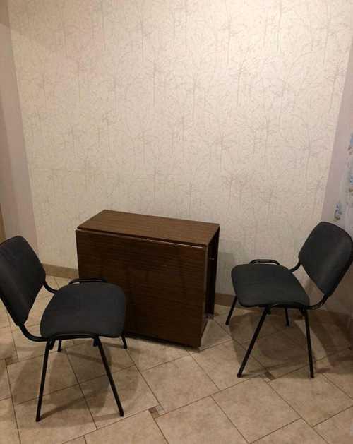 Стол-книжка, офисные стулья (купчино/дунайская)