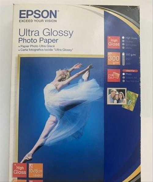 Фотобумага epson Ultra Glossy Photo Paper 10x15