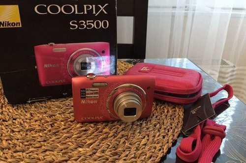 Компактный фотоаппарат nikon coolplix s3500 новый
