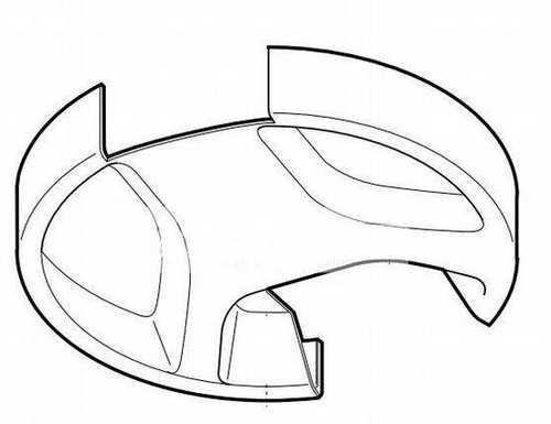 Крышка пластиковая с уплотнением для водонагревате