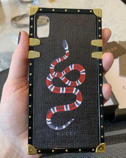 Чехол Gucci для iPhone 10