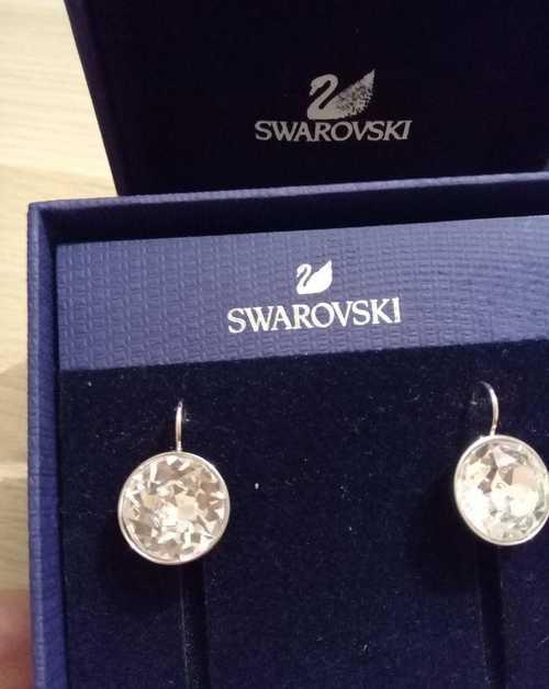Серьги Swarovski Белла новые