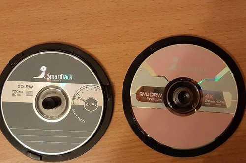 Диски CD-RW, DVD-RW новые