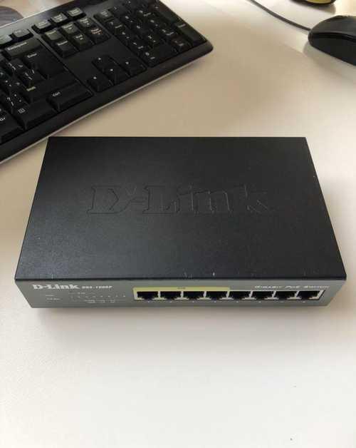 Коммутатор Dlink DGS-1008P