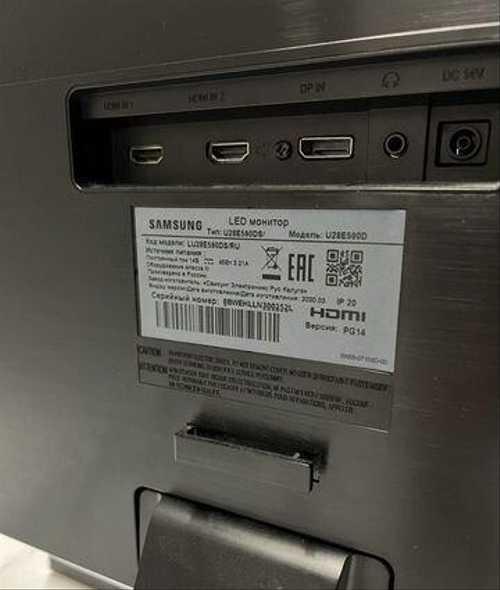 Монитор Samsung 28 4k