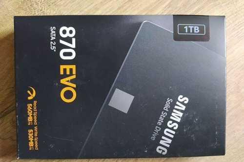 Накопитель Samsung SSD 870 Evo 1Tb Новый