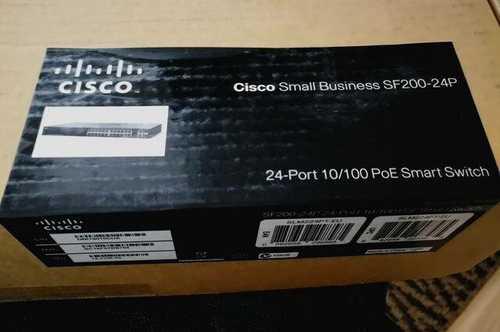 Коммутатор Cisco small business sf200-24p