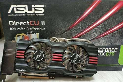 Видеокарта Asus gtx 670