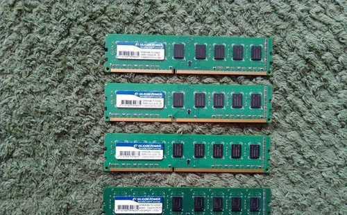 Silicon Power DDR3 по 2GB 4 штуки